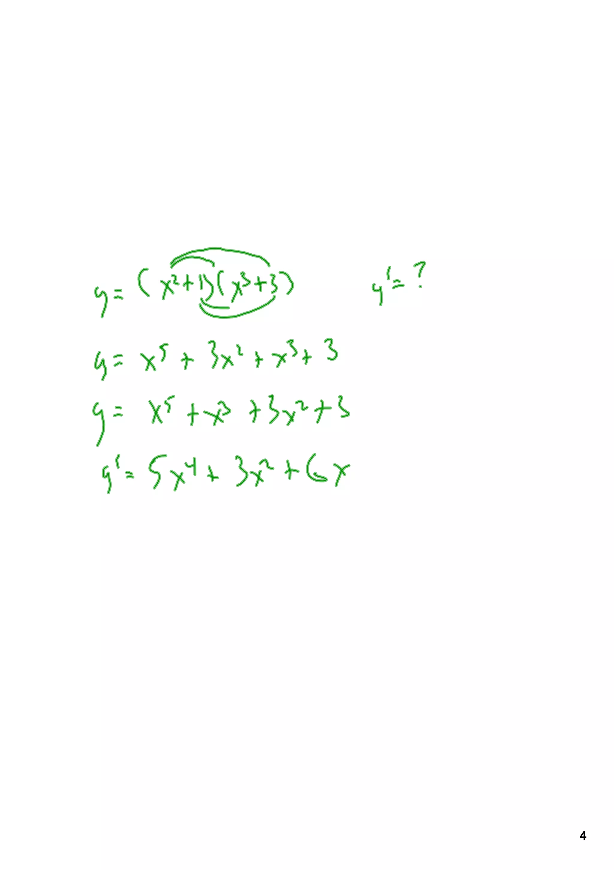 preCalculus: Intro to Calculus 3-2 Quotient Rule! | PDF
