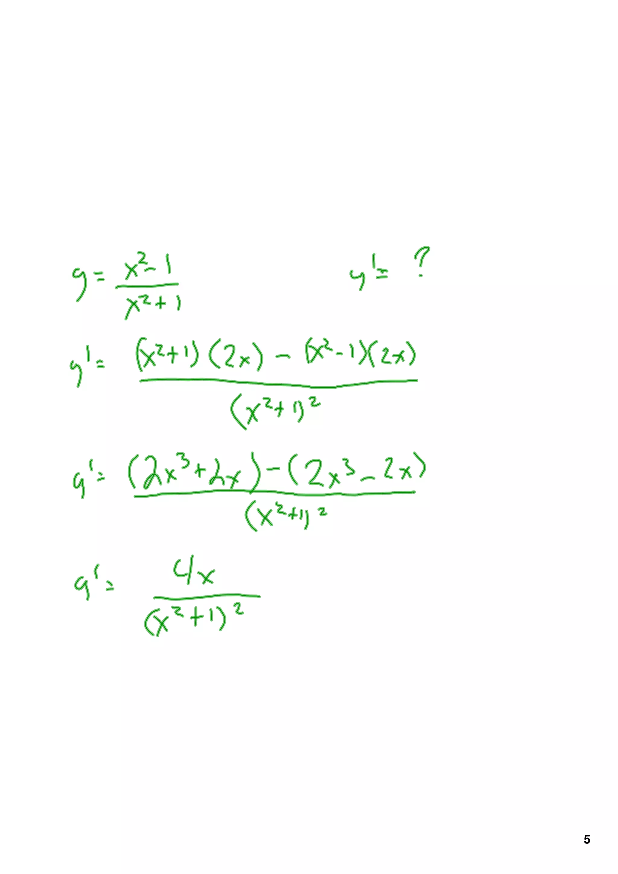 Precalculus Intro To Calculus 3 2 Quotient Rule Pdf