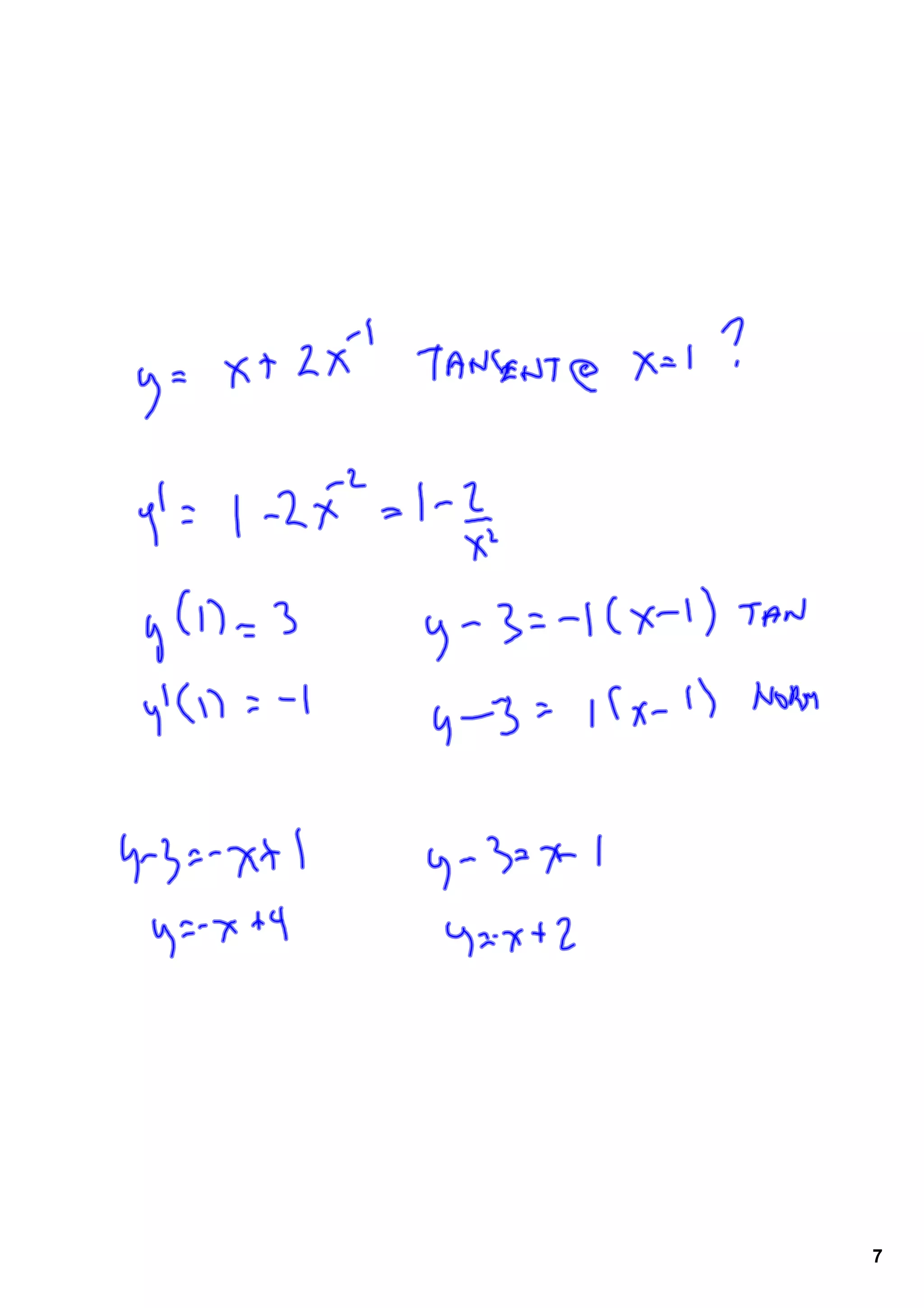 preCalculus: Intro to Calculus 3-2 Quotient Rule! | PDF