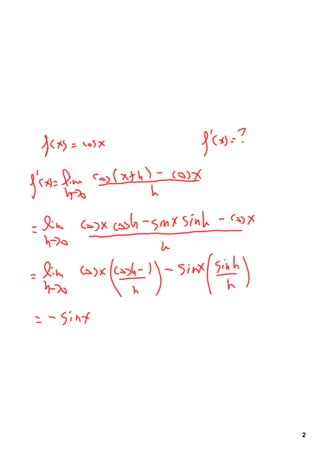 Calculus 303 High Order Derivatives and Trigonometry | PDF