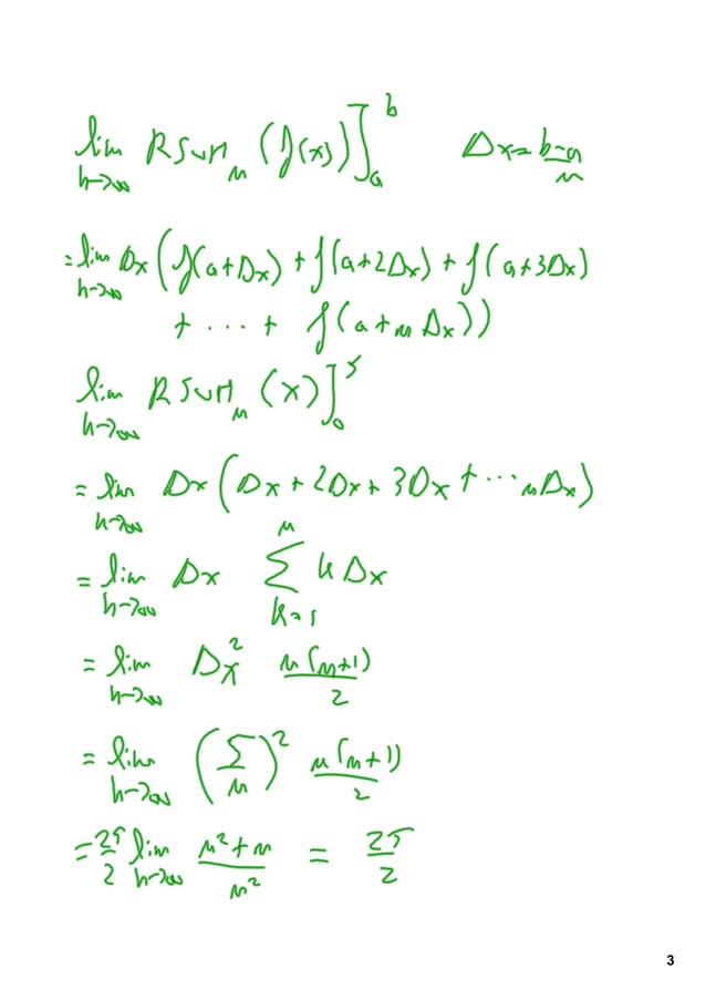 preCalculus: intro to Calc 5-3 Right Riemann Sums! | PDF