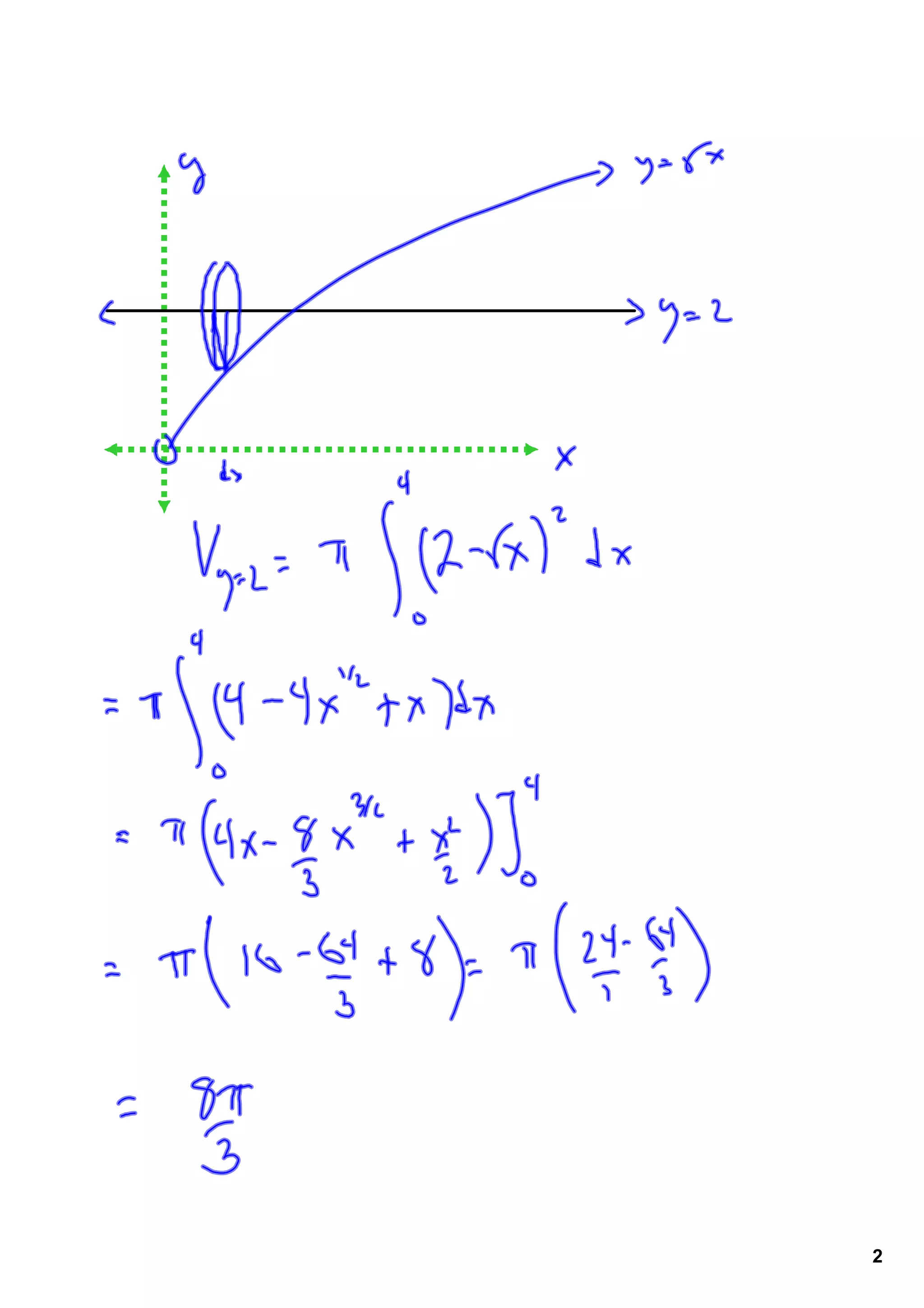 AP Calculus 602 Volumes of Revolution: Disk Method | PDF