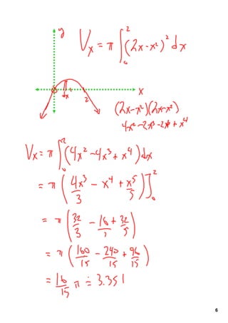 AP Calculus 602 Volumes of Revolution: Disk Method | PDF