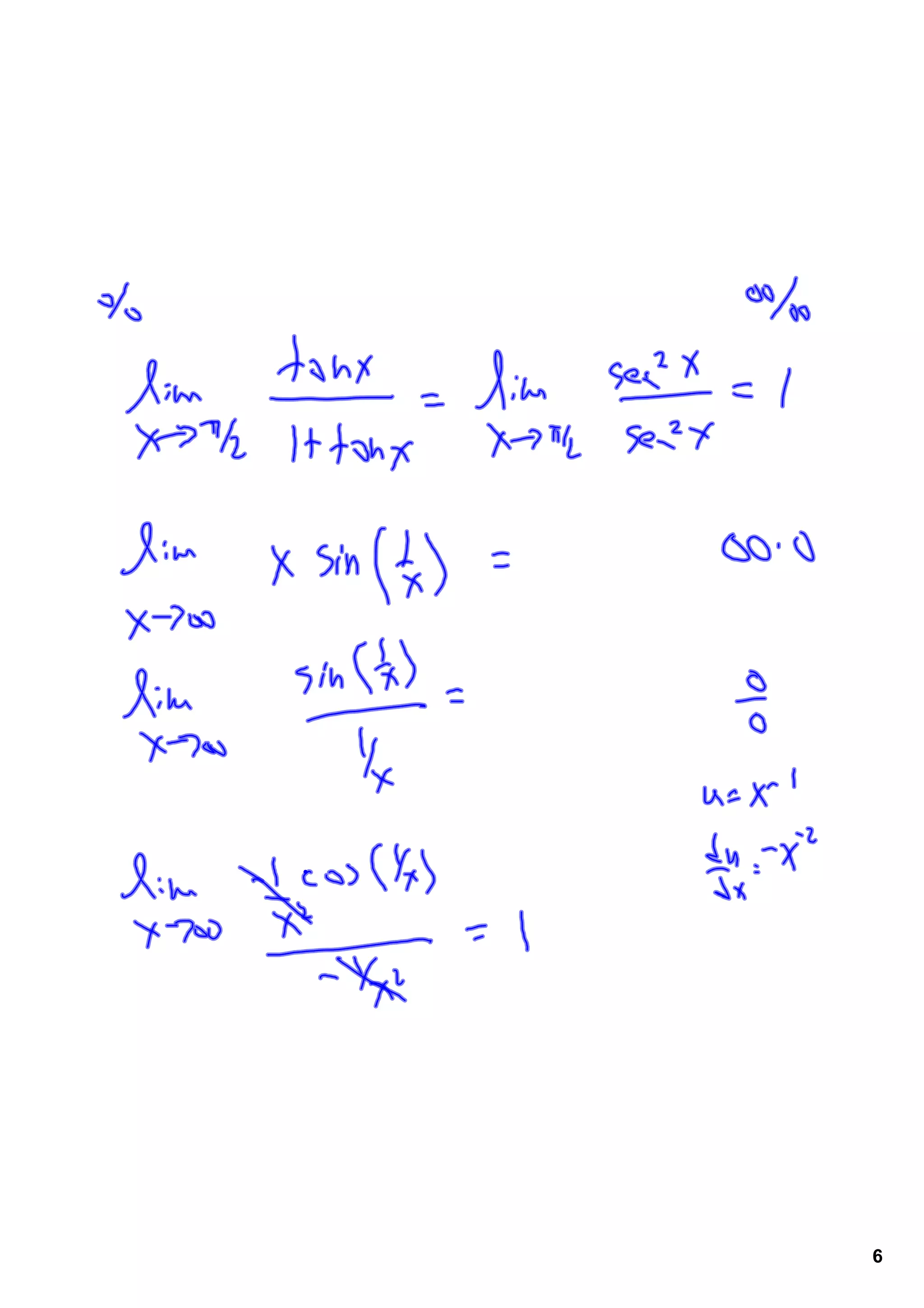 ap calculus bc 801: L'Hopital's Rule! | PDF