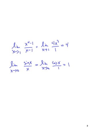 ap calculus bc 801: L'Hopital's Rule! | PDF