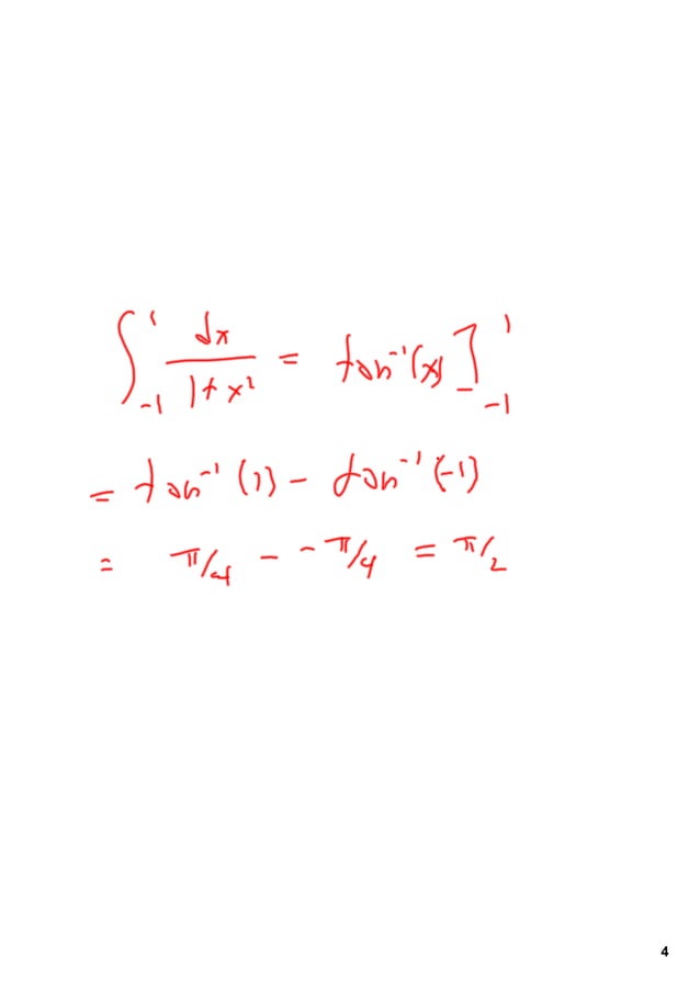 ap calculus bc 803: arc tangent derivatives | PDF