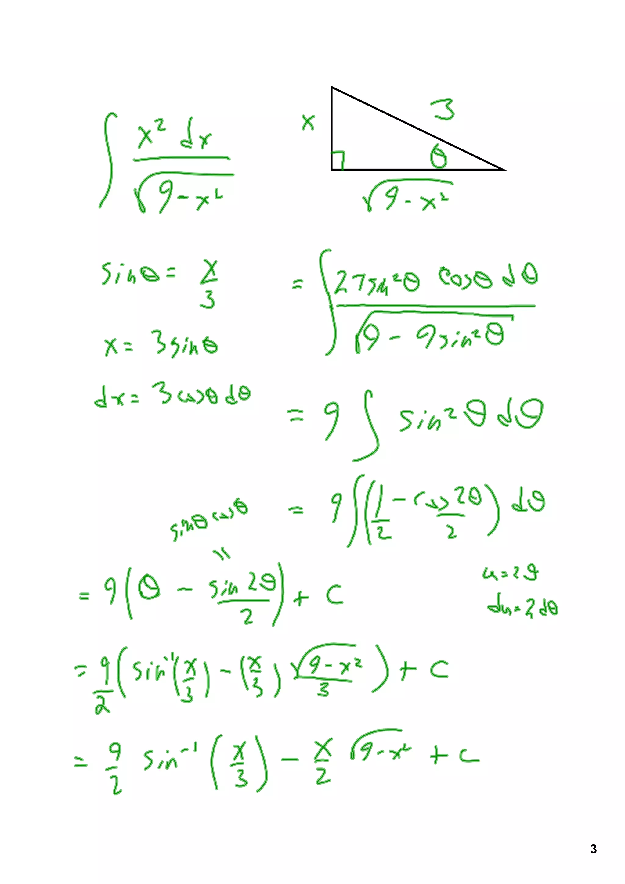AP Calculus BC 808: Trig Sub! | PDF