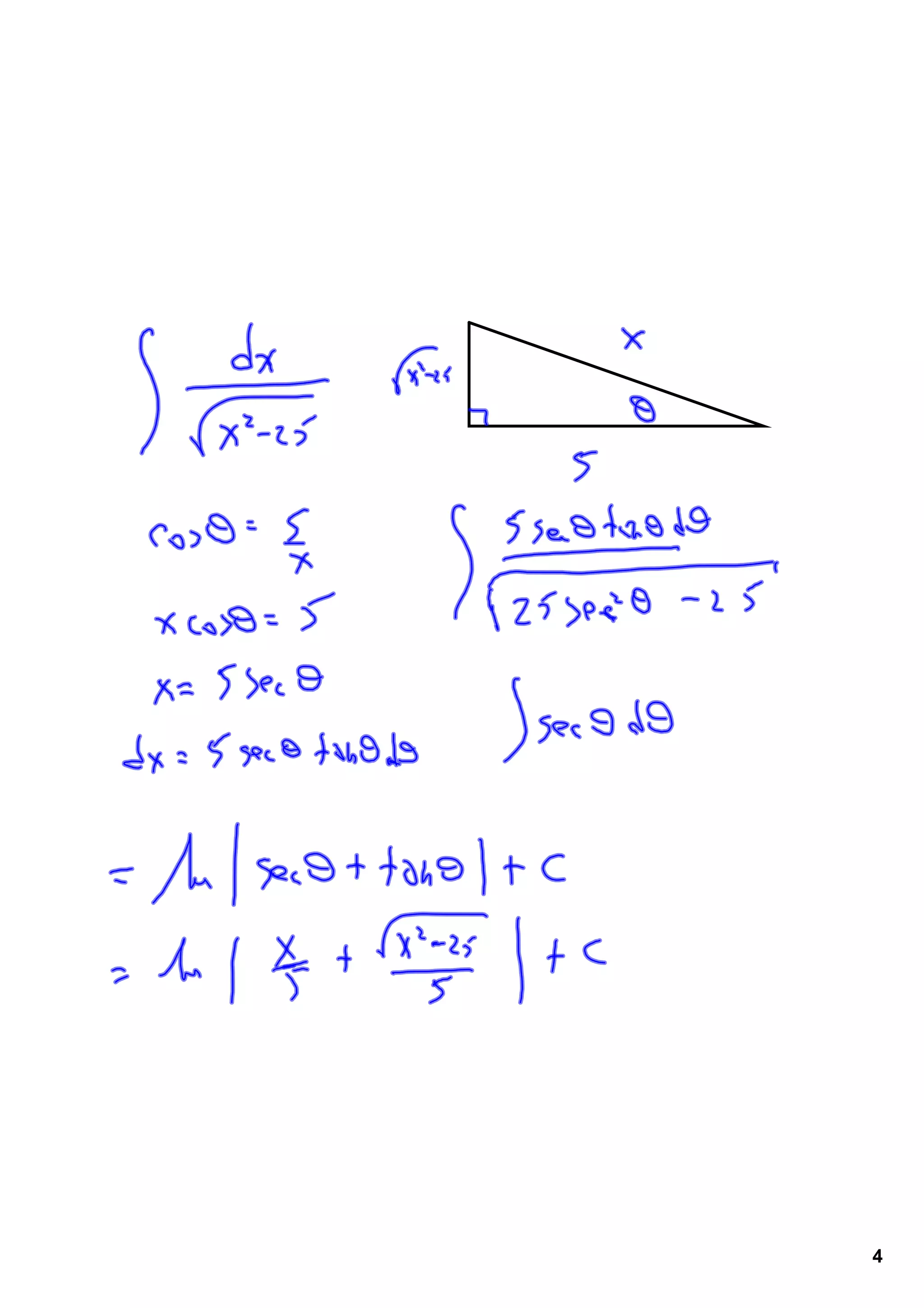 AP Calculus BC 808: Trig Sub! | PDF