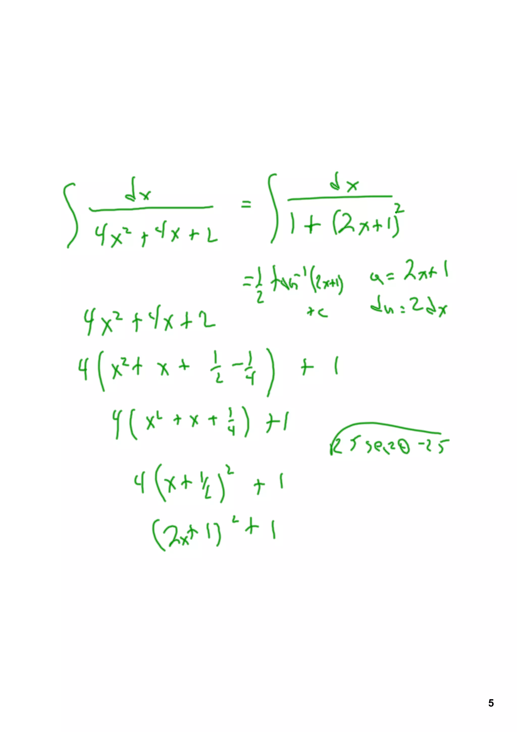 AP Calculus BC 808: Trig Sub! | PDF