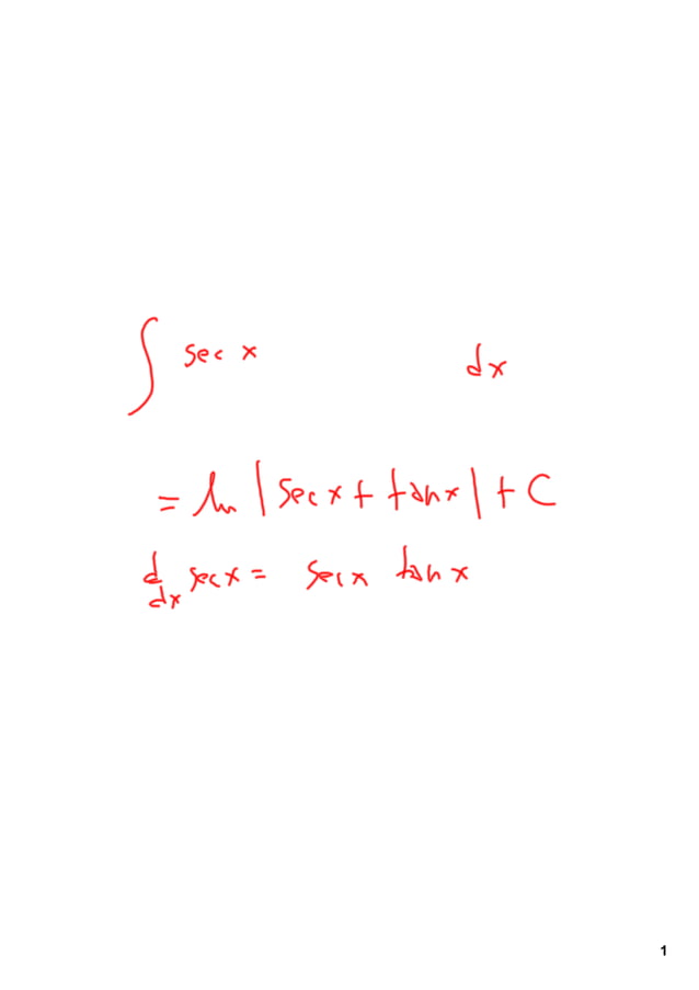 AP Calculus BC 808: Trig Sub! | PDF