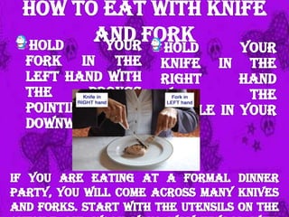 Table Manner of England | PPTX