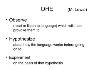 TBLT Lesson Planning | PPT