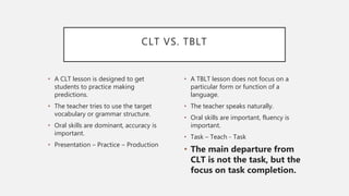 Task Based Language Teaching | PPTX