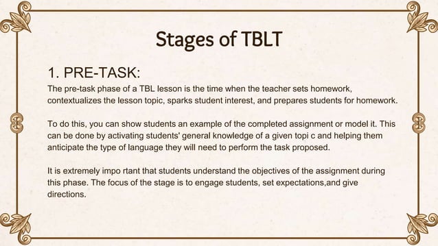 Task- Based Language Teaching (TBLT) .pptx | Homework and Study | Education