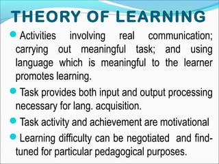 Task Based Language Teaching | PPT