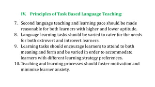 Task-Based Language Teaching (TBLT) | PPTX