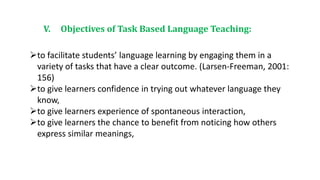 Task-Based Language Teaching (TBLT) | PPTX
