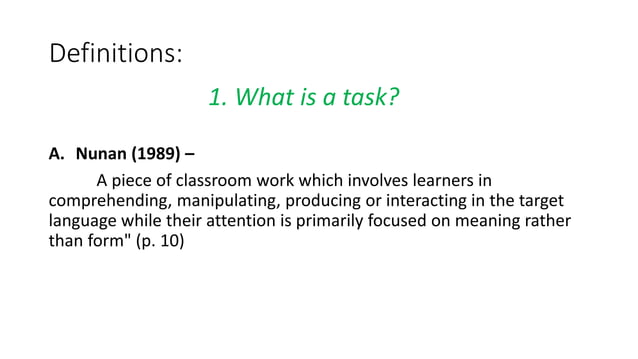 Task-Based Language Teaching (TBLT) | PPTX