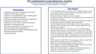 TB Lymphadenitis causing Obstructive Jaundice . E poster.pptx