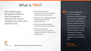 Bringing the Benefits of TBM to Your Organization | PPTX