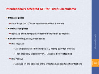 TB Meningitis | PPTX