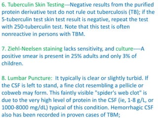 Tuberculous Meningitis (TBM) by Dr. Neel Chugh | PPT