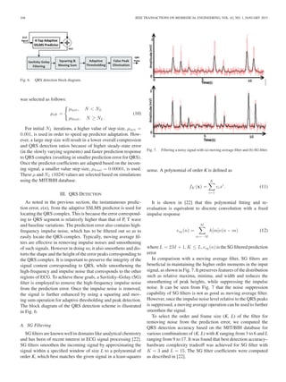 A Joint QRS Detection and Data Compression Scheme for Wearable Sensors | PDF