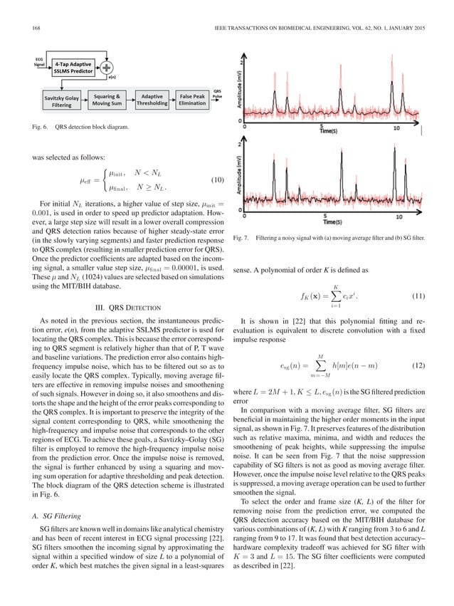 A Joint QRS Detection and Data Compression Scheme for Wearable Sensors | PDF
