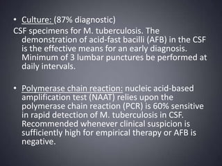 Tb Meningitis | PPTX