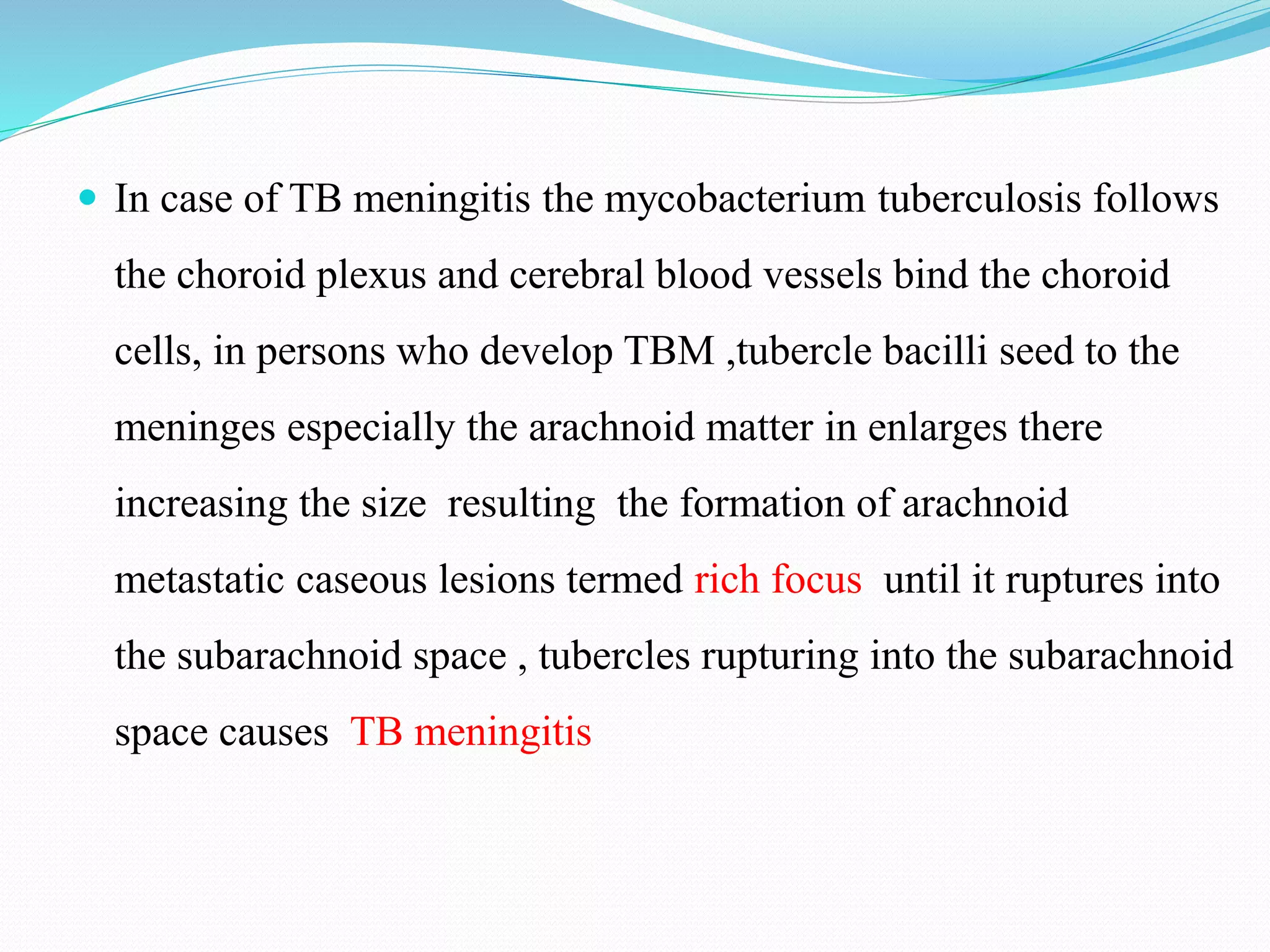 Tb meningitis in children | PDF