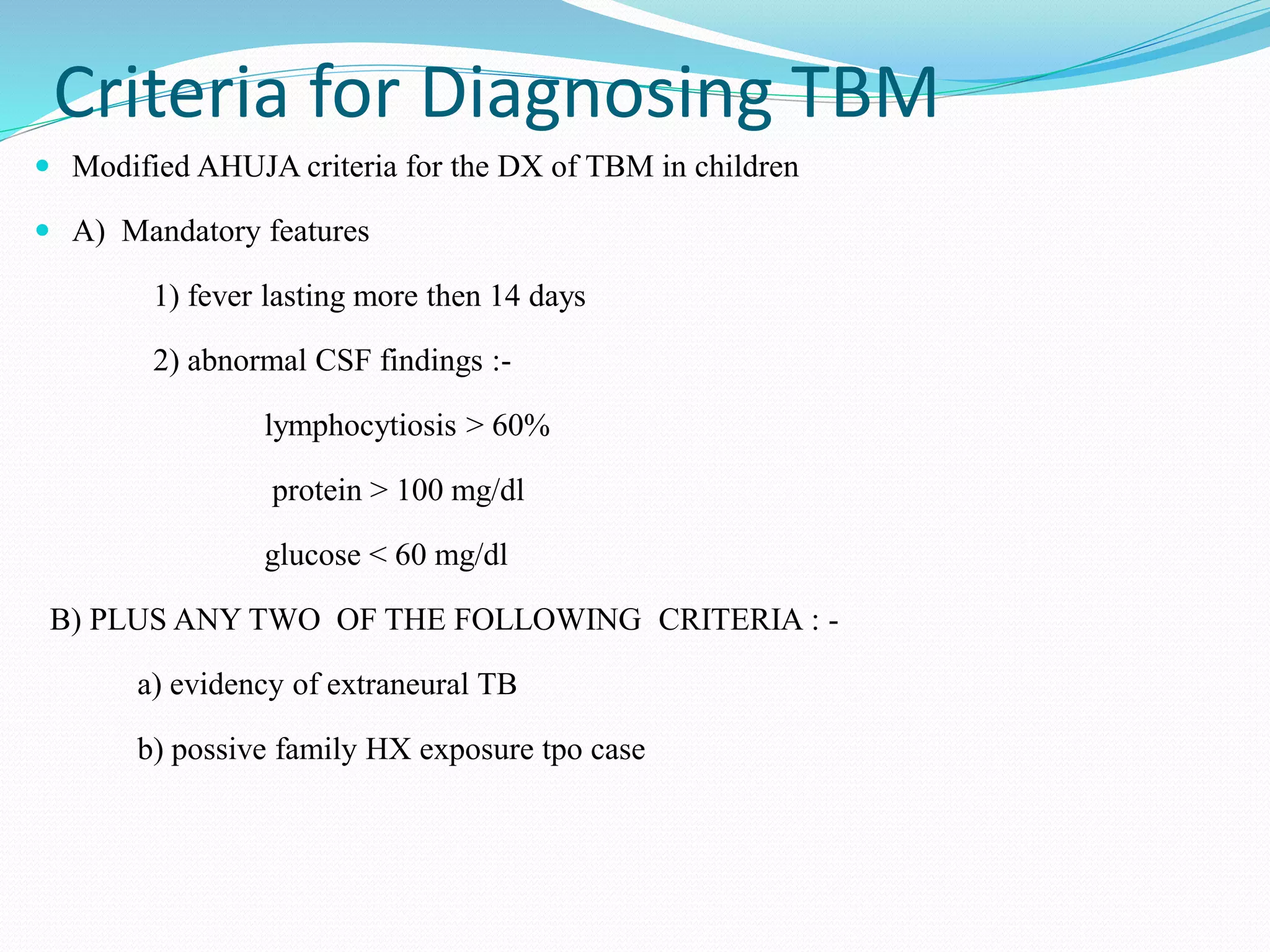 Tb meningitis in children | PDF