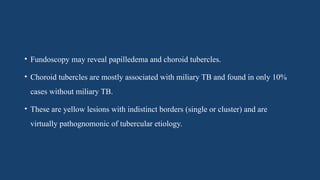 Tubercular Meningitis in pediatrics.pptx