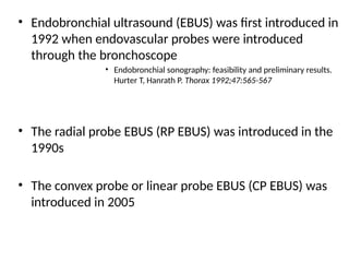 Trans-bronchial needle aspiration | Jindal Chest Clinic | PPTX