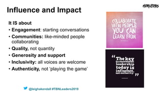 Maximising Your Influence and Impact on Social Media | PPT