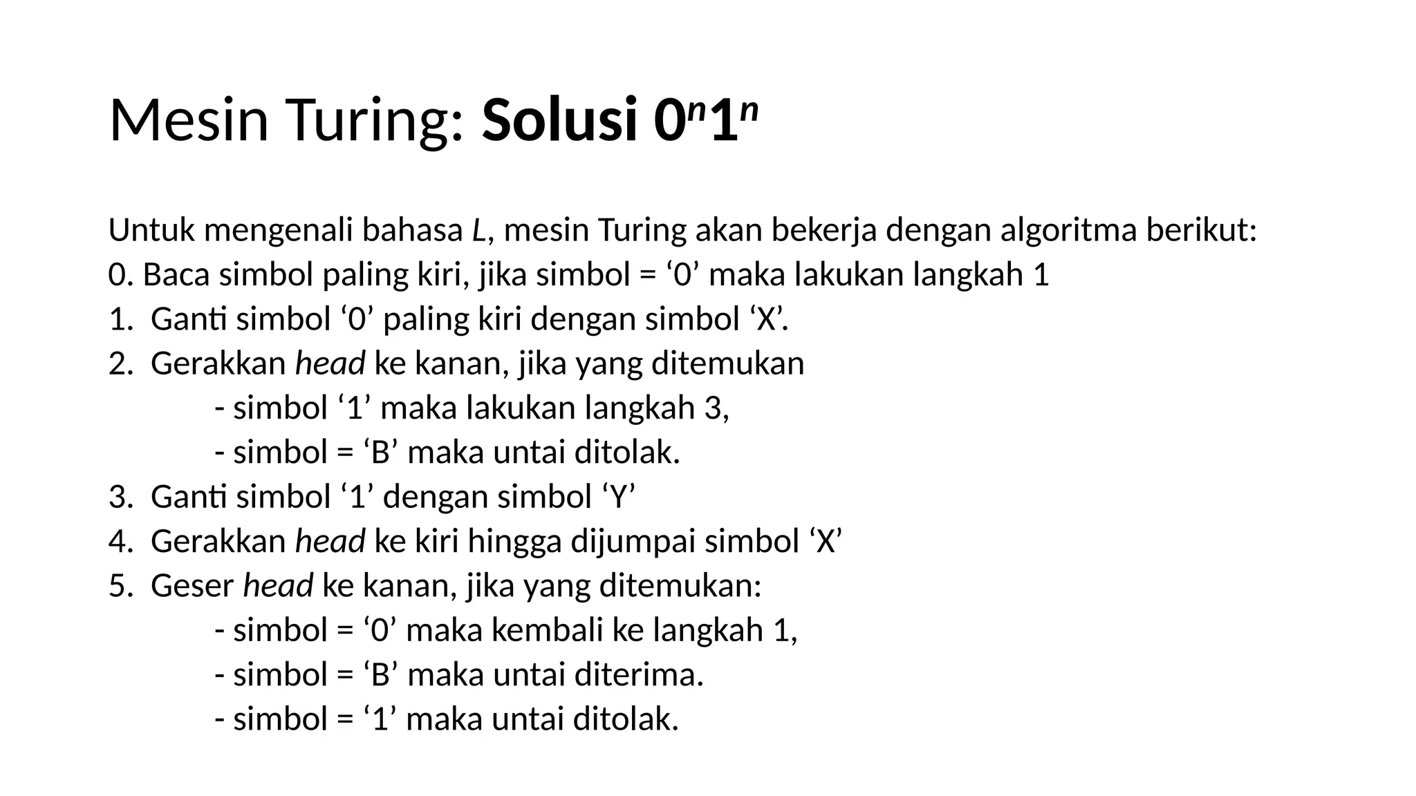 Teori Bahasa dan Otomata 12 - Turing Machine | PPTX