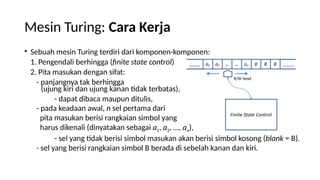 Teori Bahasa dan Otomata 12 - Turing Machine | PPTX