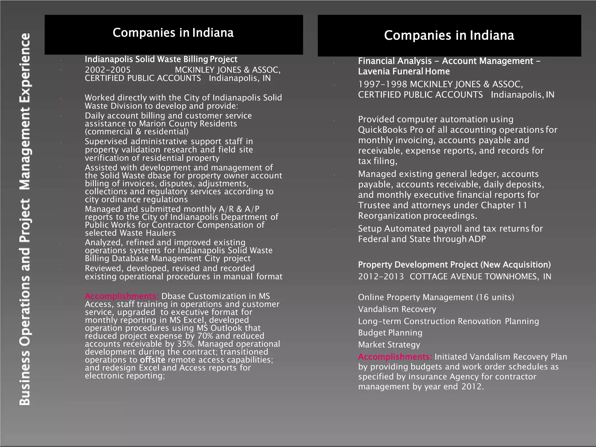 TBOC Company CV 2015 | PPT