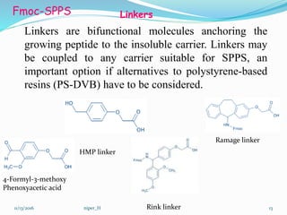 T boc fmoc protocols in peptide synthesis | PPTX
