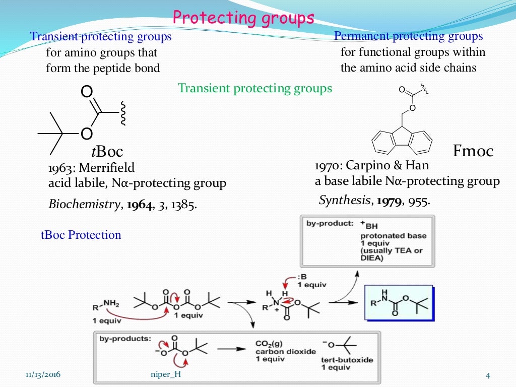 T boc fmoc protocols in peptide synthesis