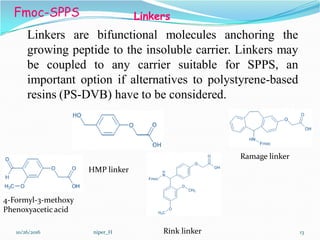 tboc fmoc protocol in solid phase peptide synthesis | PDF