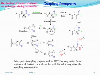 tboc fmoc protocol in solid phase peptide synthesis | PDF