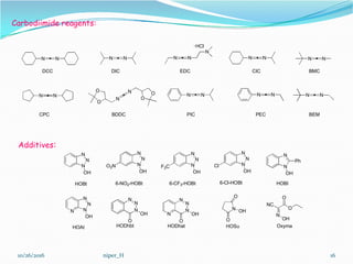 tboc fmoc protocol in solid phase peptide synthesis | PDF