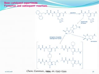 tboc fmoc protocol in solid phase peptide synthesis | PDF