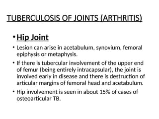 TB of bones and joints dewdewdewdwedewdsdw | PPTX