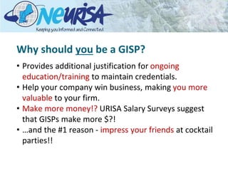 To be or not to be...a certified GISP | PPTX