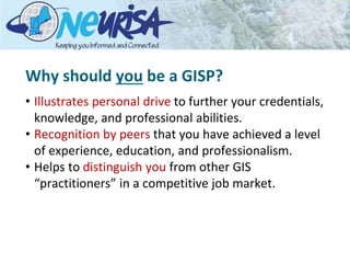 To be or not to be...a certified GISP | PPTX