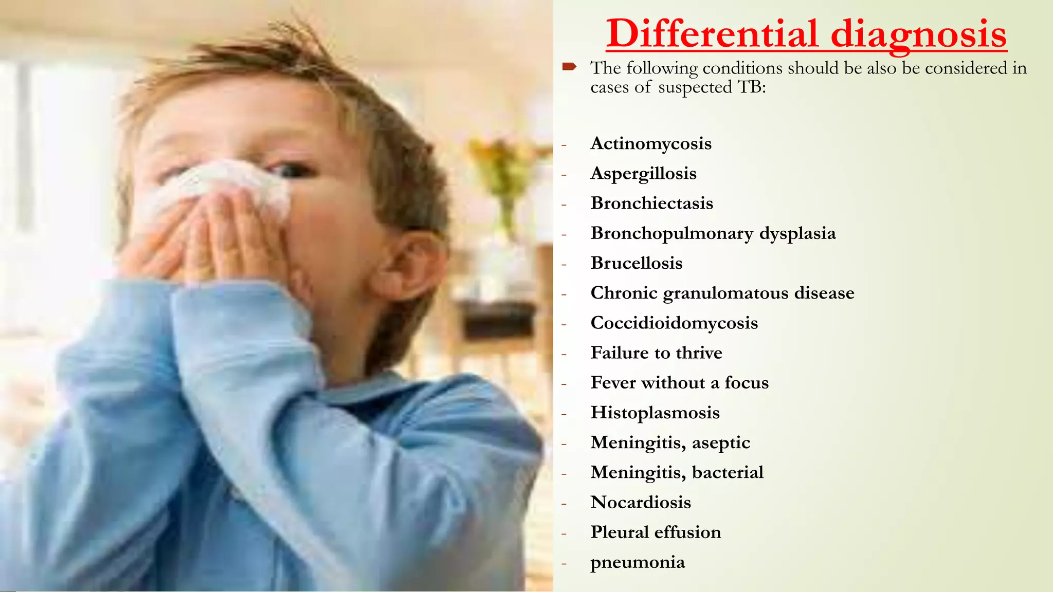 Tuberculosis in pediatrics | PPTX