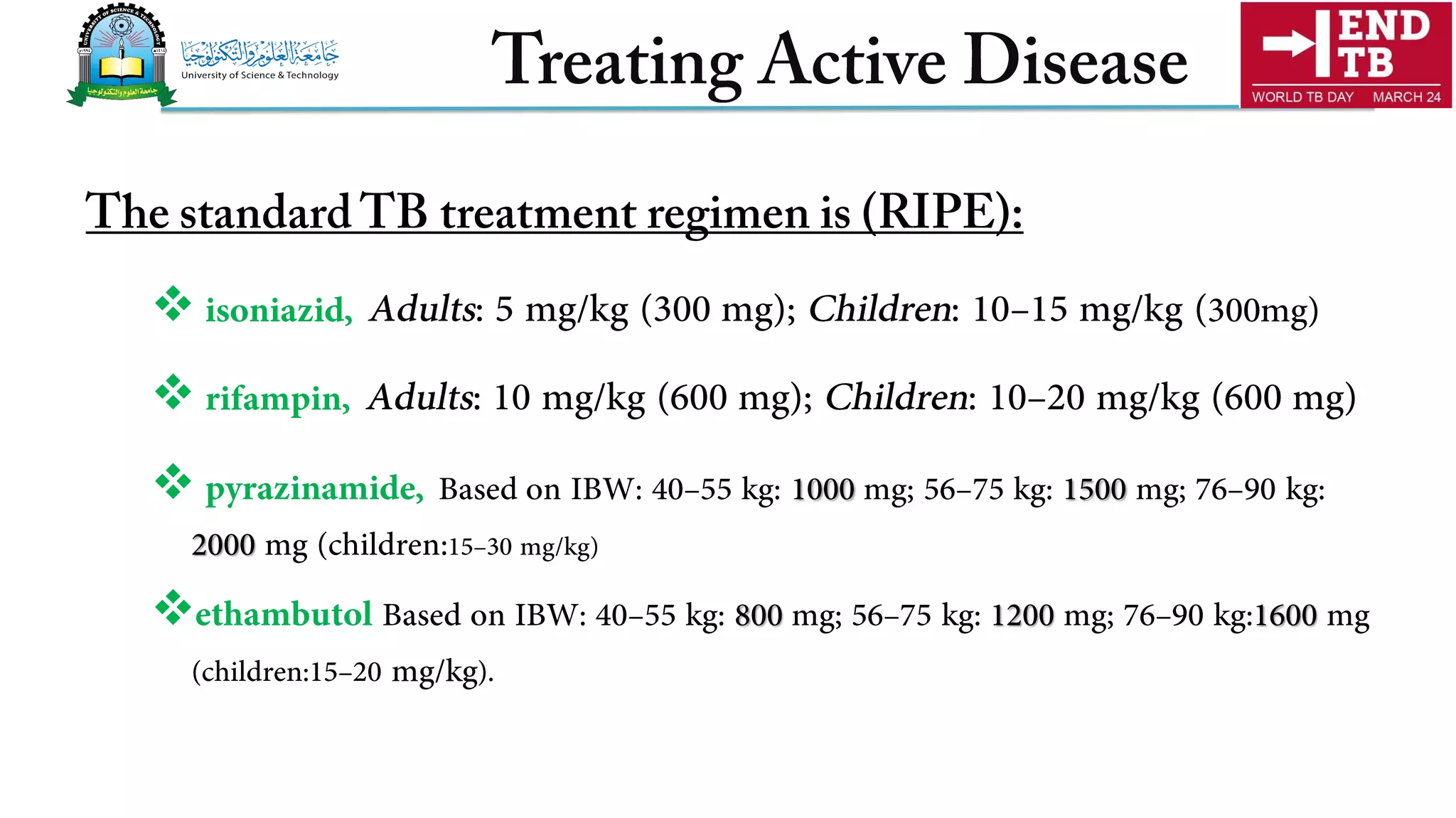 Tuberculosis (TB): clinical background,diagnosis and management | PDF