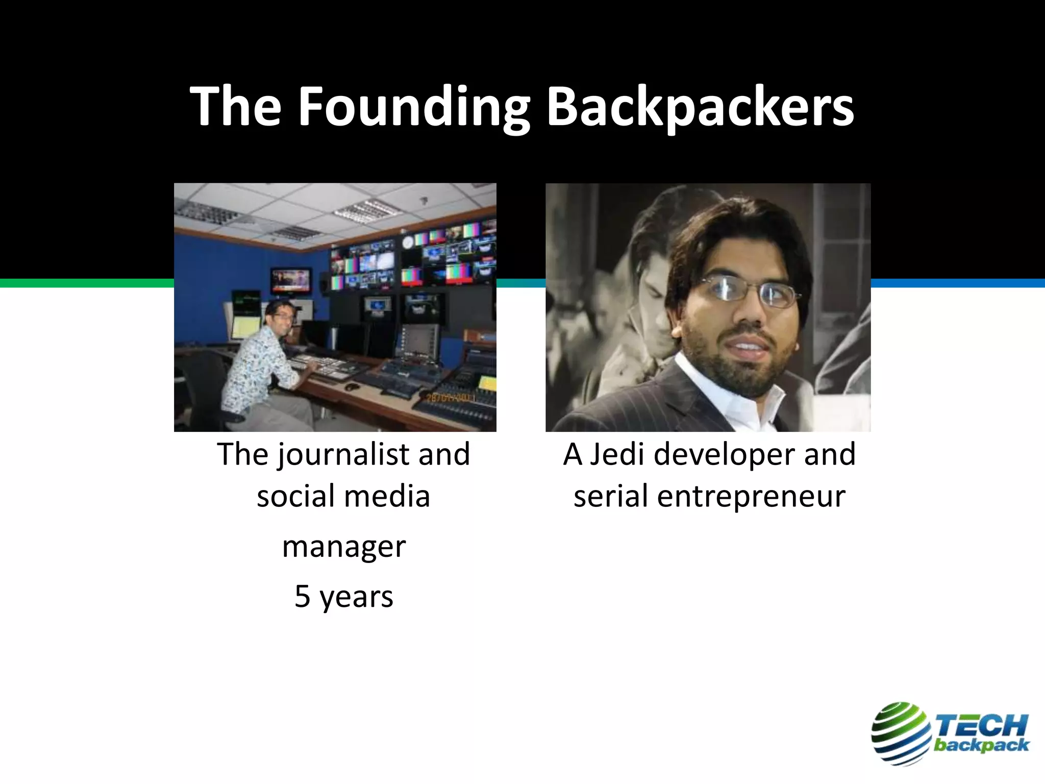 Tech Backpack pitch for Students - get 3 months free | PPTX