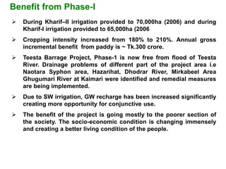 Teesta Barrage Project | PPTX
